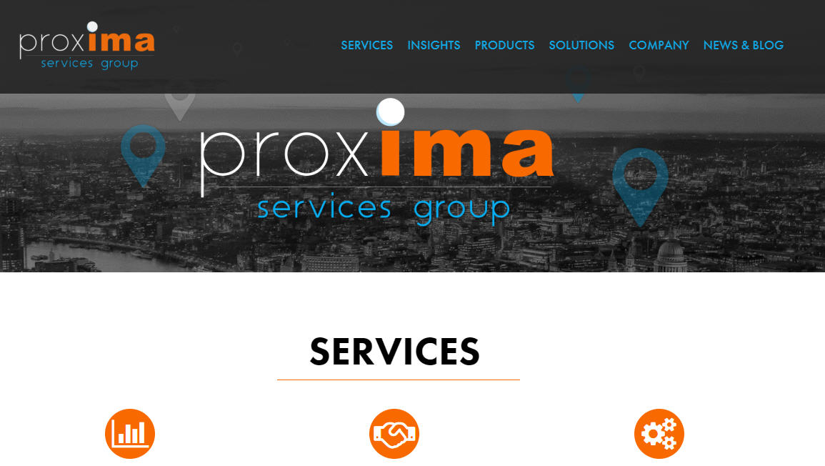 Proxima Services Group - WorkSite Web Design